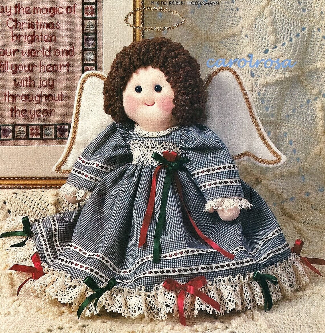 Sewing PATTERN Soft Sculpture Stuffed Cloth Doll/angeland | Etsy