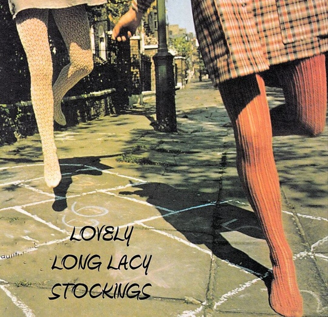 Knitting Pattern - Lace and Rib Stockings - 2 Designs - Thigh Length ...