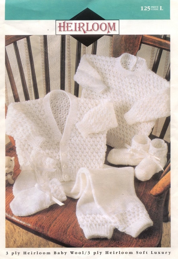 3 Ply Baby Knitting Patterns Baby Shawl PDF Crochet & Knitting Pattern