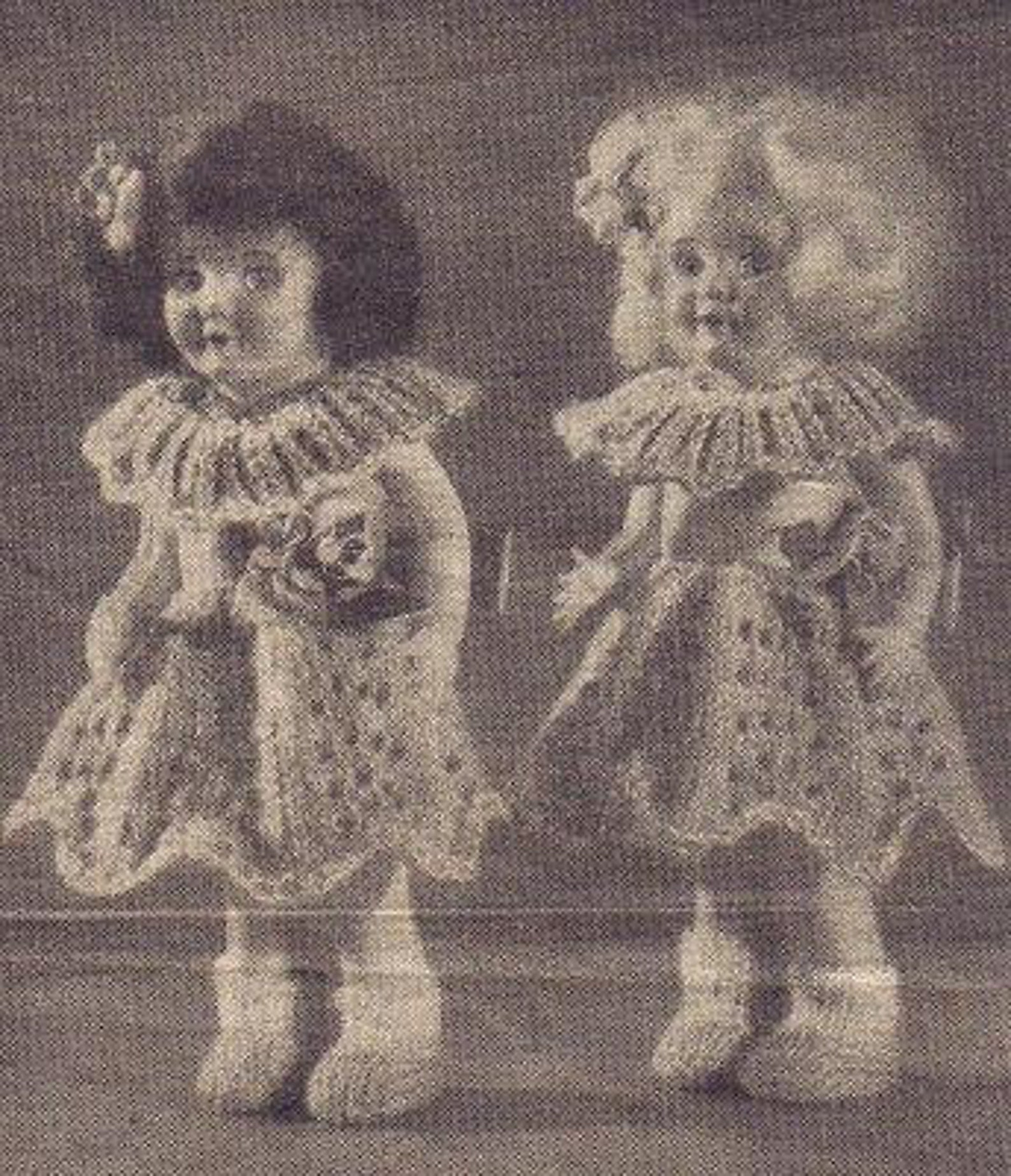 Knitting Pattern for Rosebud Twin Dolls or Other 6.5 Inch Tall - Etsy