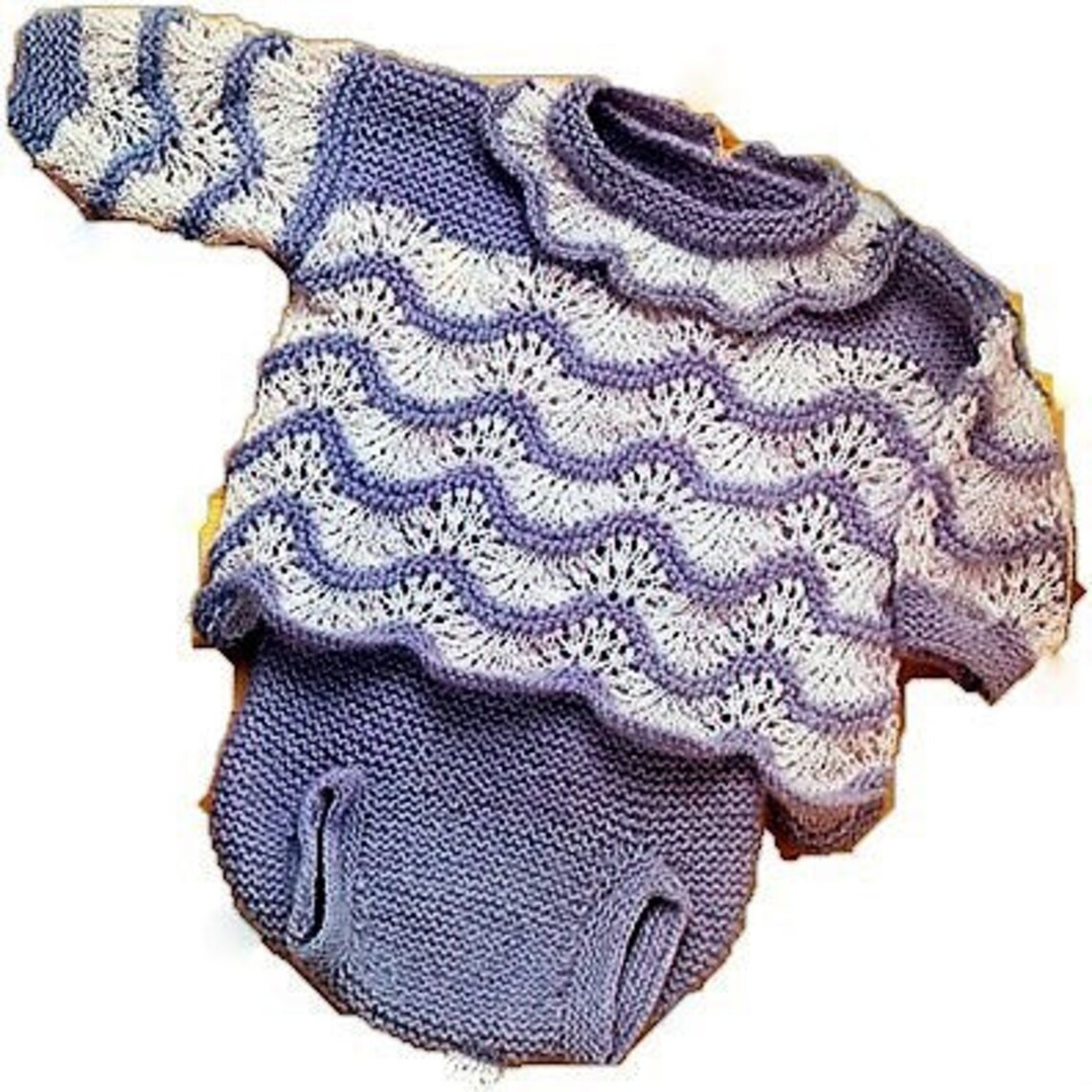 Vintage Knitting Pattern Shell Angel Top/Tunic and Pants PDF | Etsy