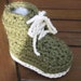 CROCHET PATTERN - Baby Combat Boots - Combats - Booties/bootees - Birth ...