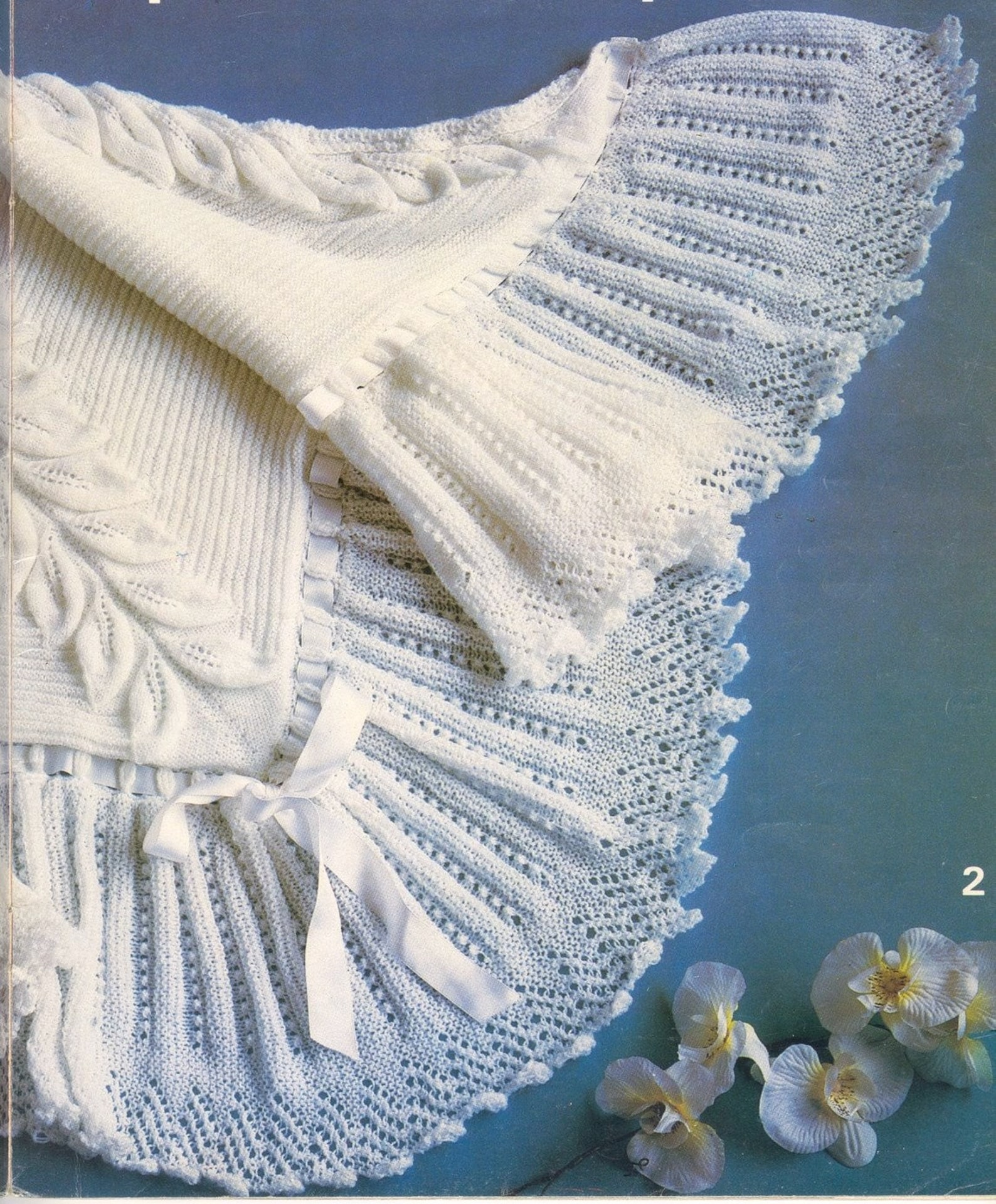 Baby Knitting PATTERN Beautiful Baby Bebe Heirloom Christening Shawl ...