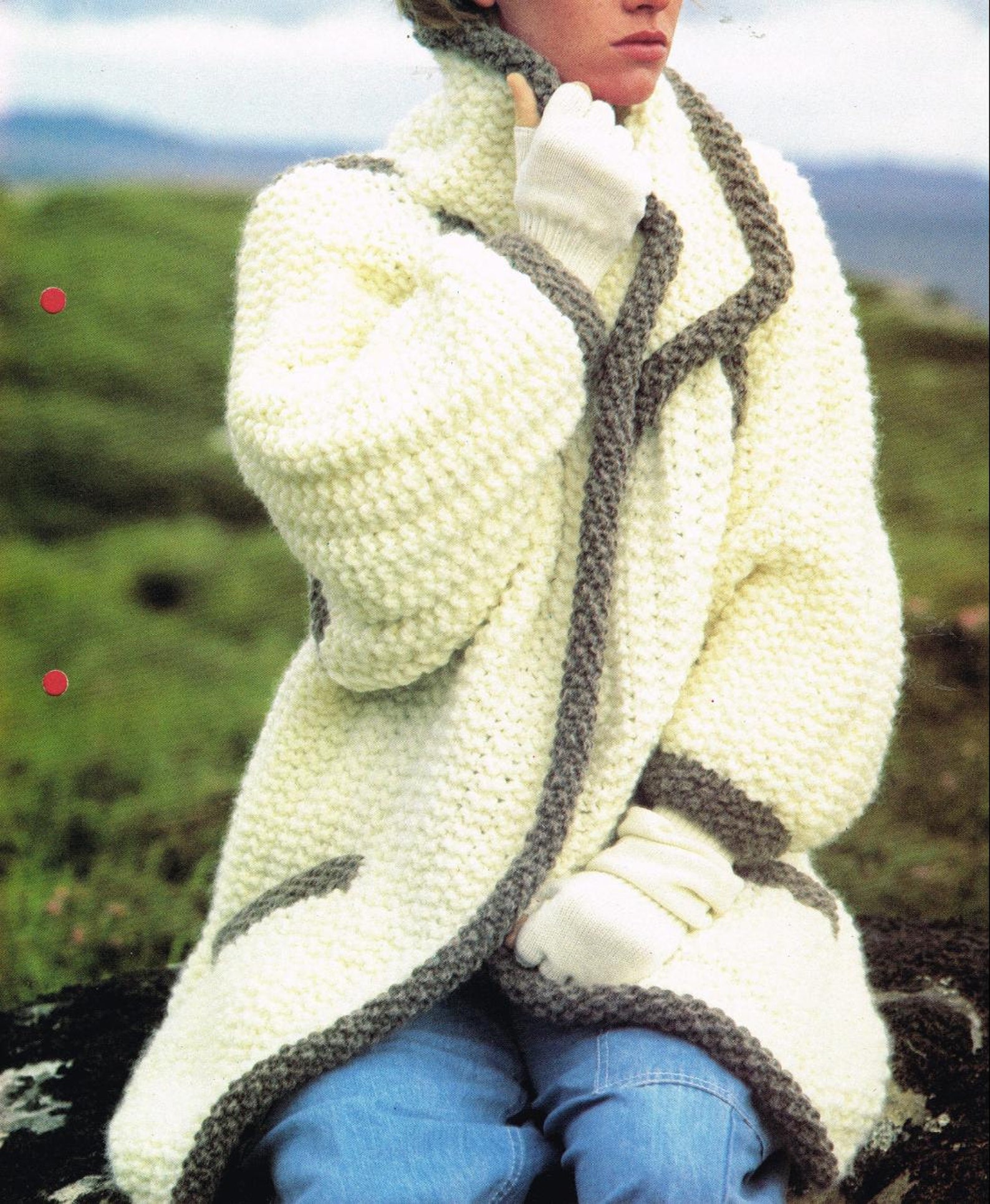 Knitting Pattern PDF Download Ladies Super Chunky Coat 30 | Etsy