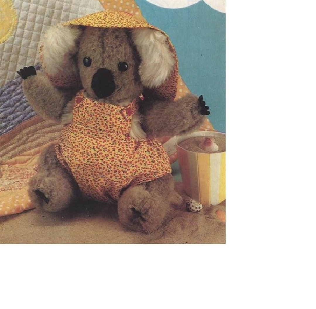 Instant PDF Digital Download - Koala Girl and Boy - Vintage SEWING ...