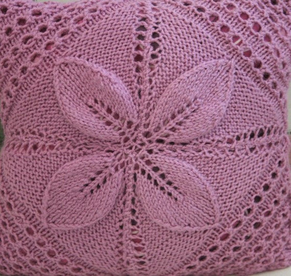 Download PDF Knitting Pattern Leaf - Etsy