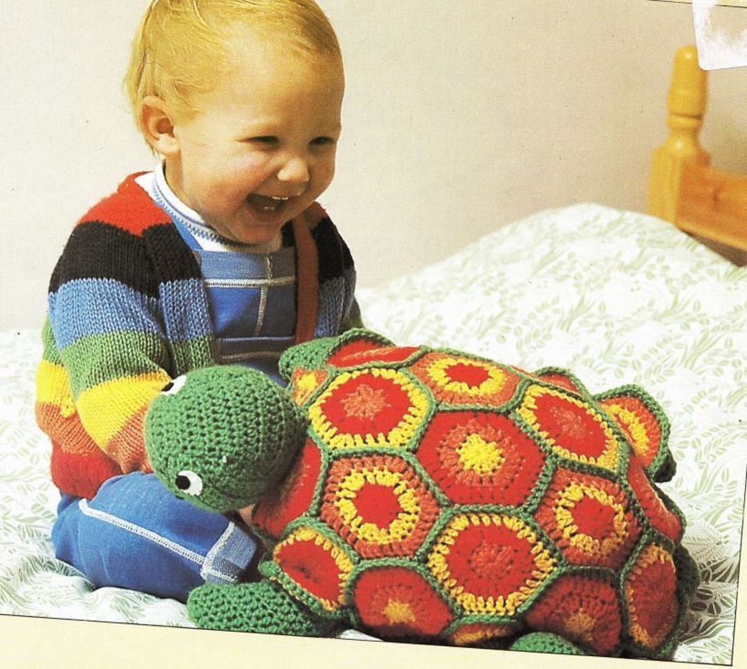 Crochet Pattern - Toby Turtle Toy/baby Gift Stuffed Plushie Immediate ...