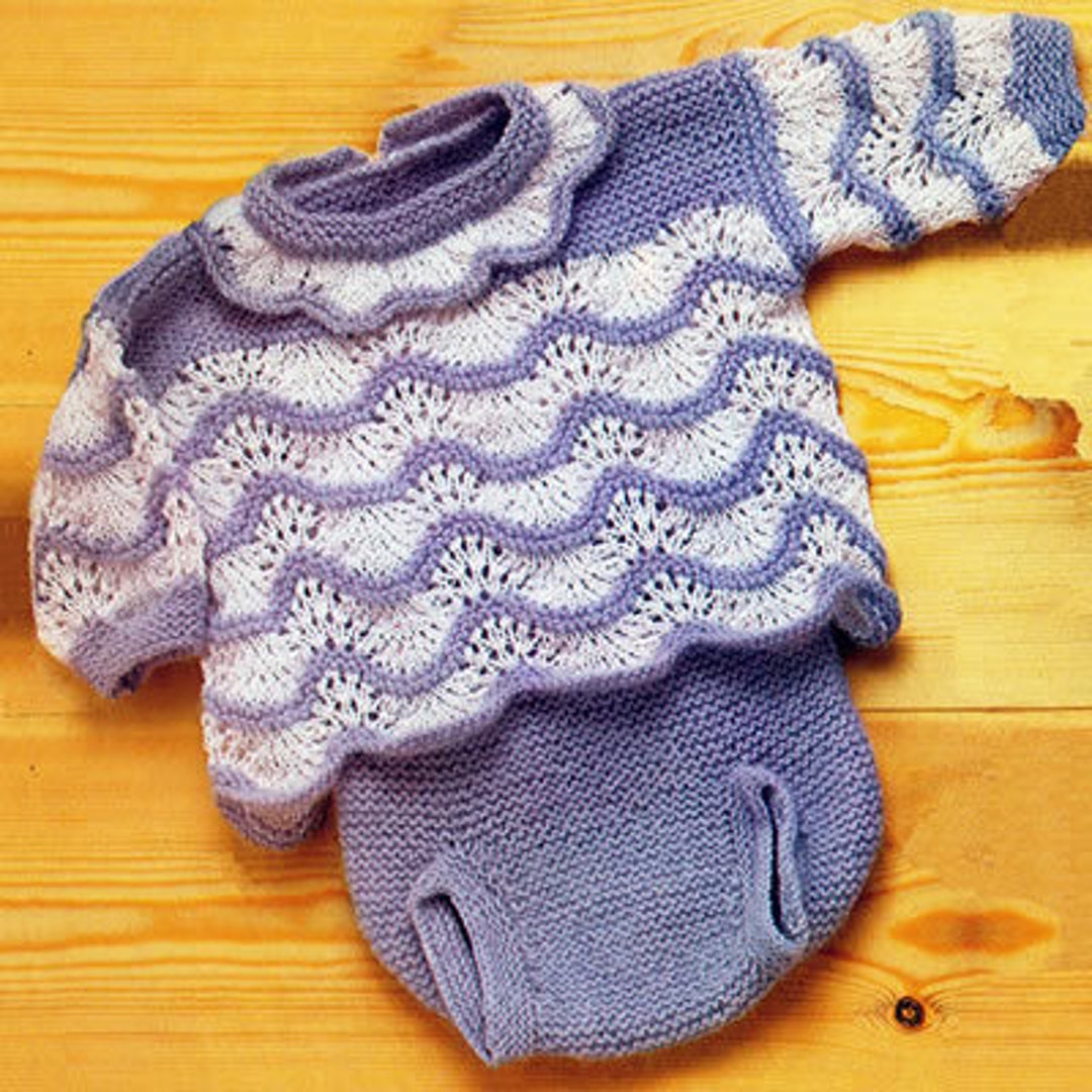 Vintage Knitting Pattern - Shell Angel Top/tunic and Pants PDF ...