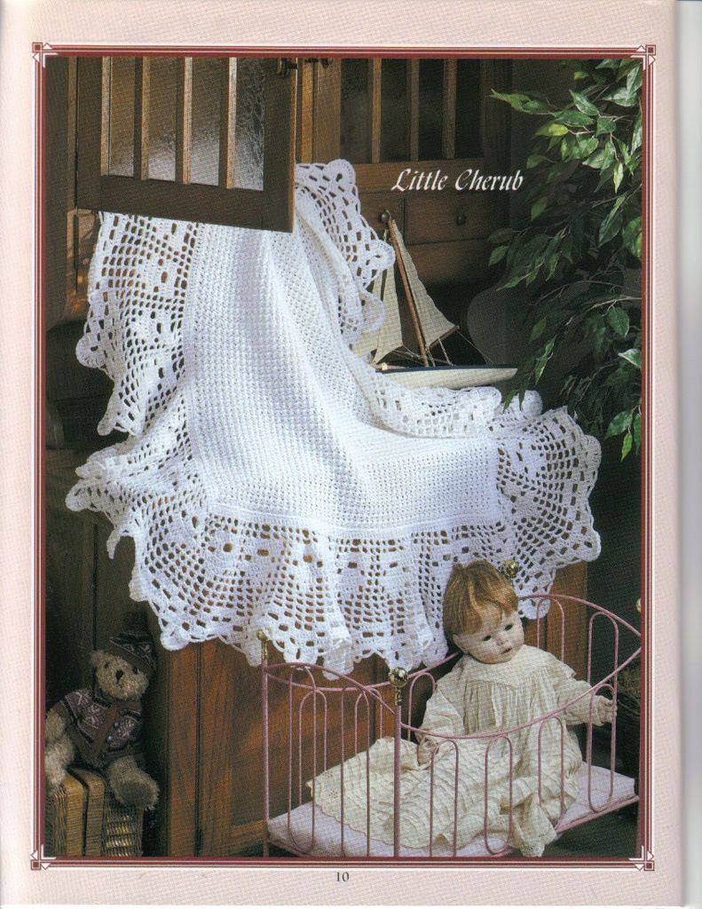 PDF Download - CROCHET PATTERN Heirloom Baby Afghan//blanket/shawl Bebe ...