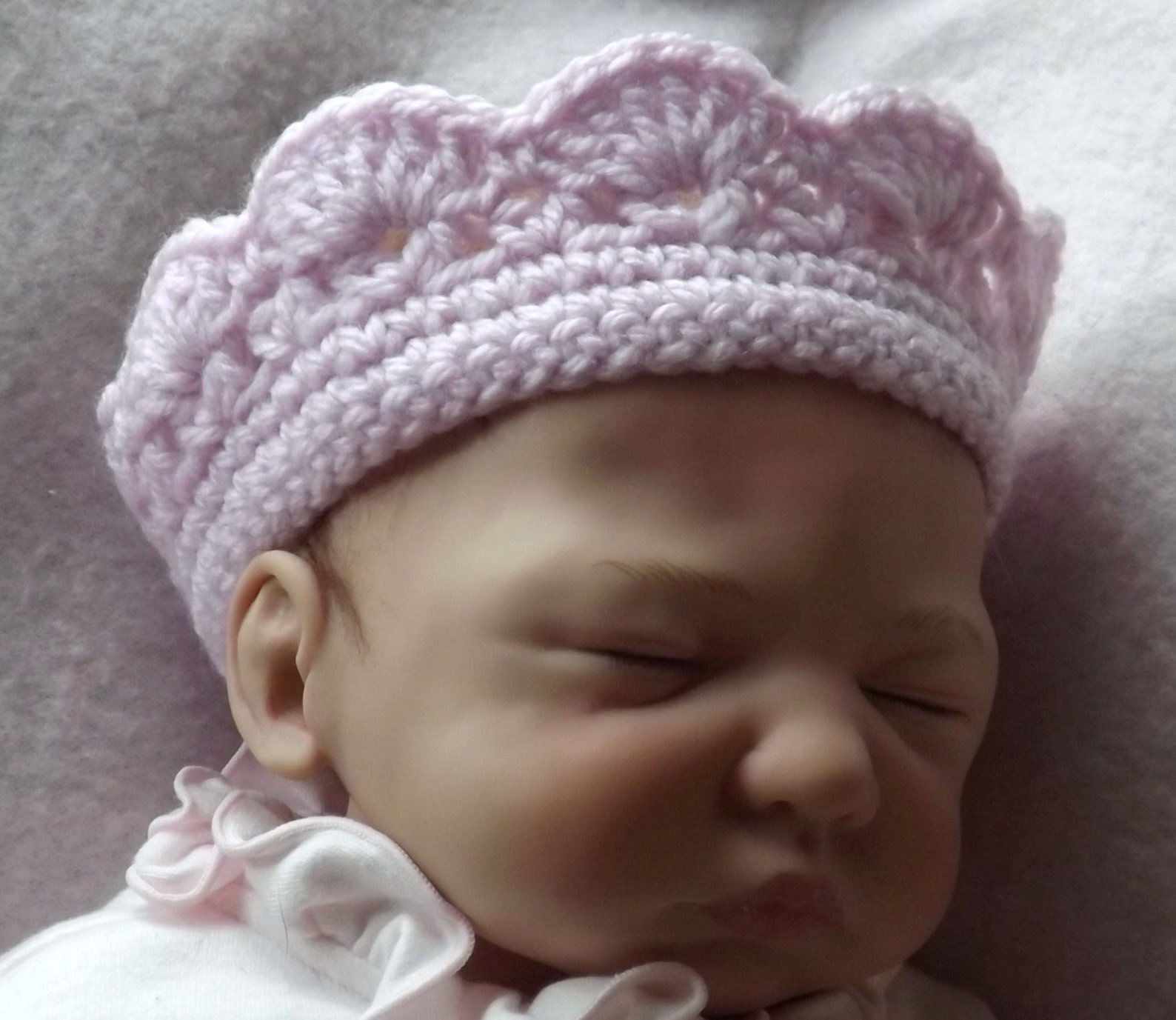 CROWN CROCHET Pattern - My Little Princess Crown - Pink and Girly Baby ...