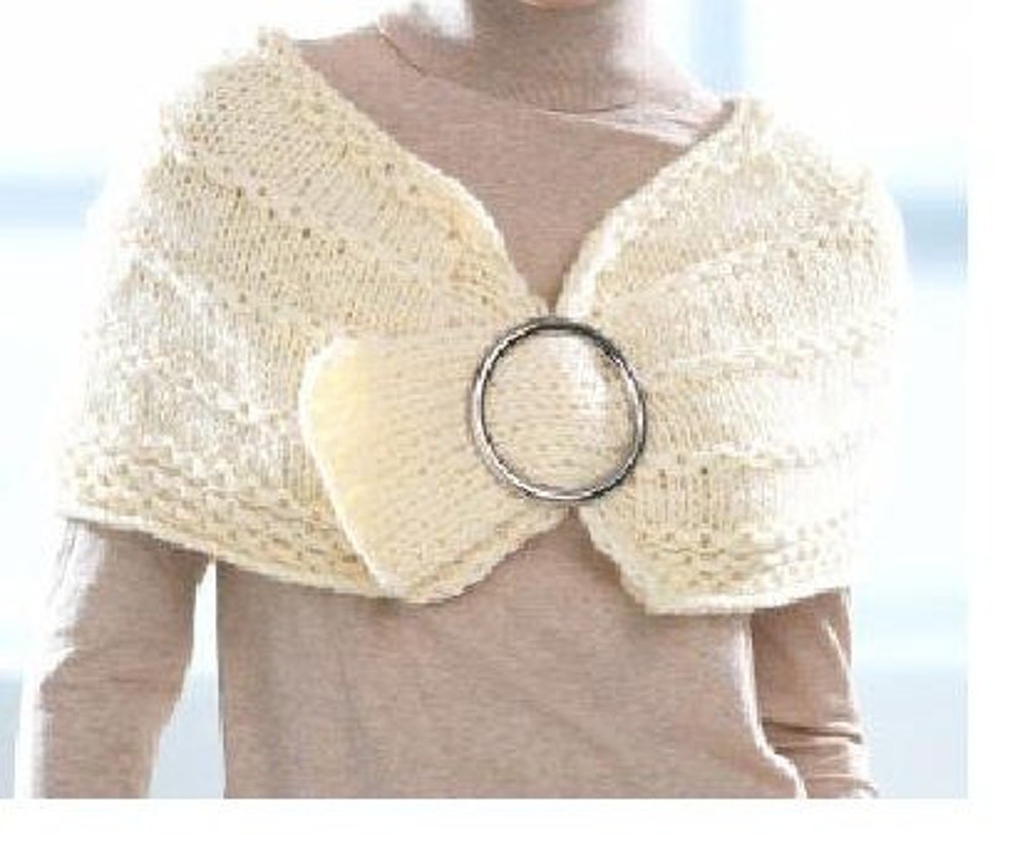 Knitting Pattern for Shoulderette/ Shoulder Wrap/shawl/ Tippet - Etsy