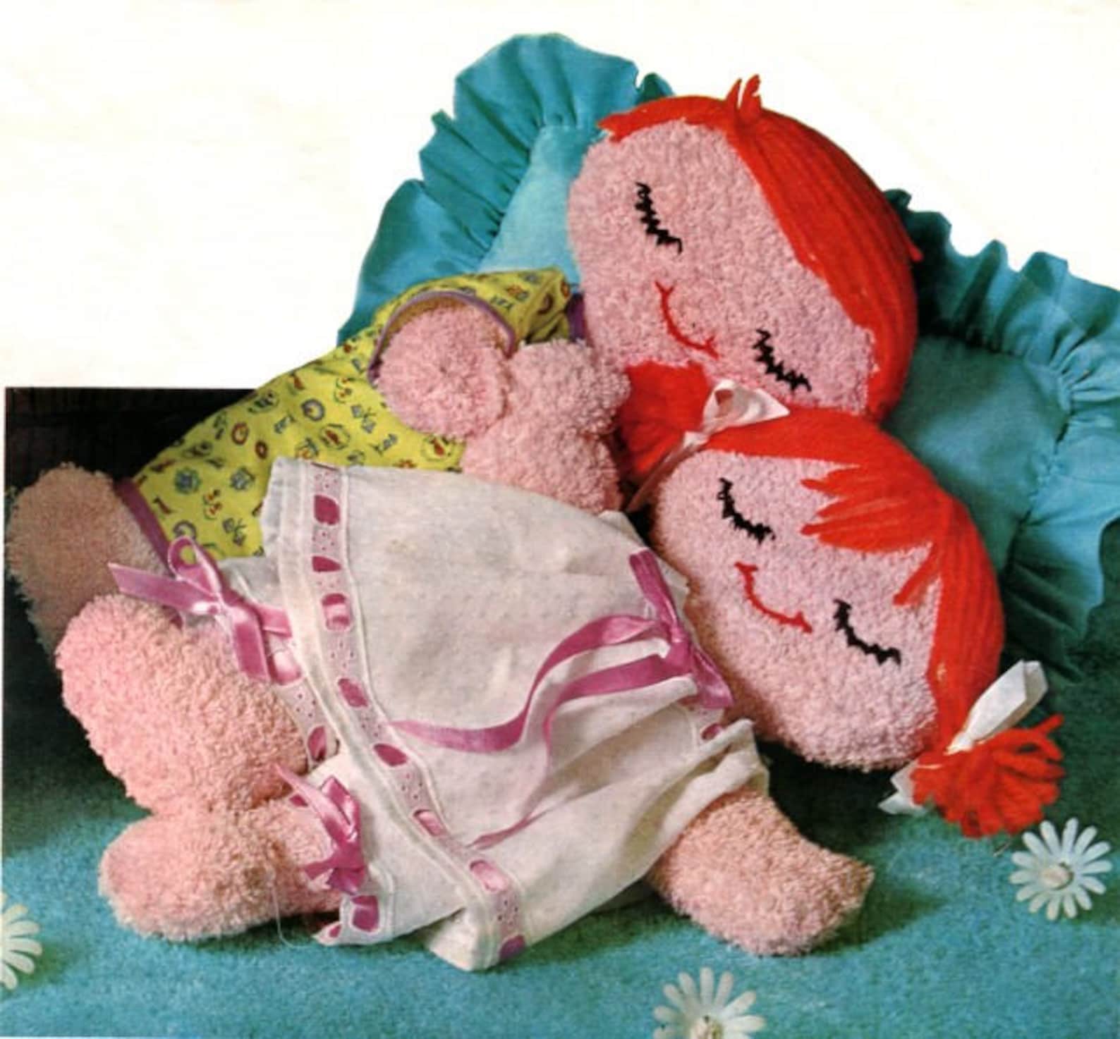 Vintage SEWING PATTERN Sleepyhead Baby Dolls to Sew | Etsy