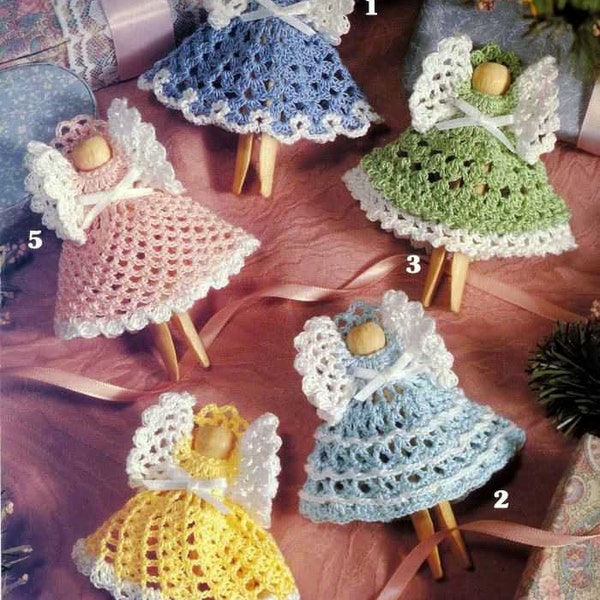 Clothespin Angels - Etsy