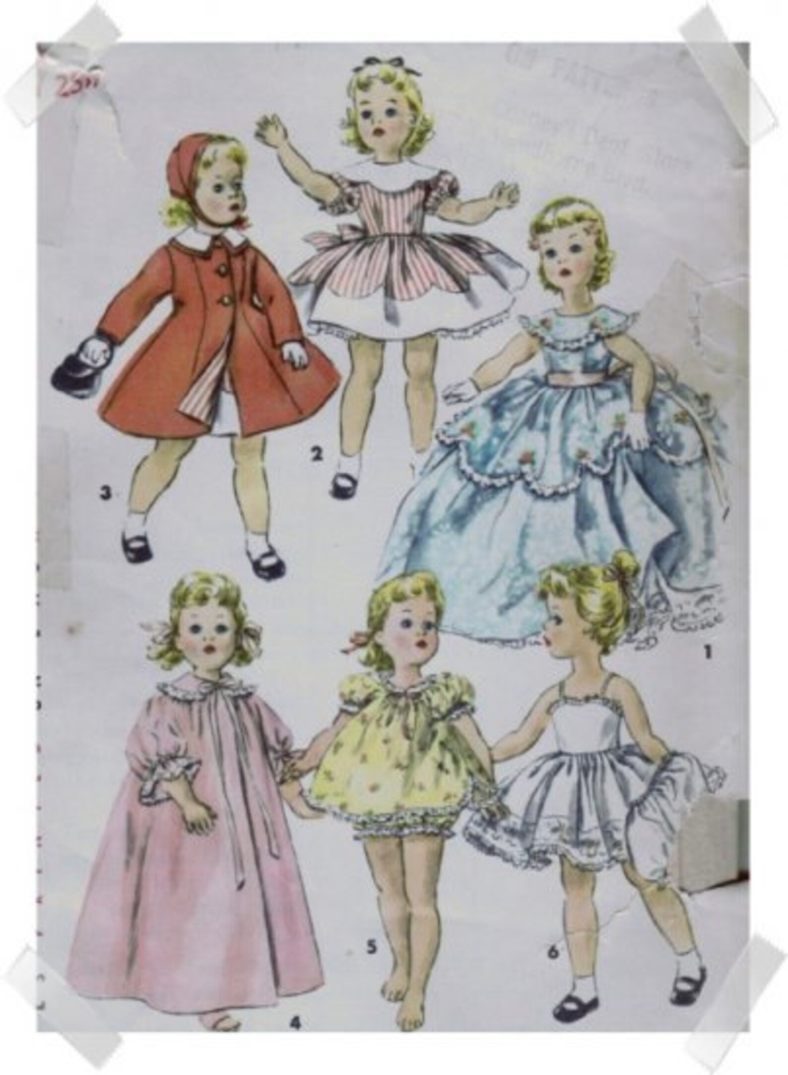 Sewing Pattern for Sweet Sue Doll or Similar 18" Doll AG Katie - 53 ...