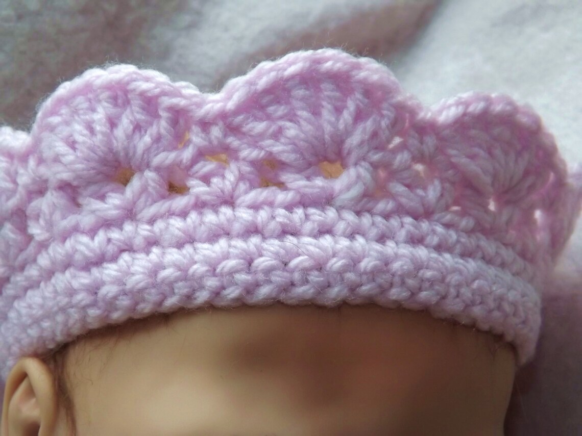 CROWN CROCHET Pattern - My Little Princess Crown - Pink and Girly Baby ...