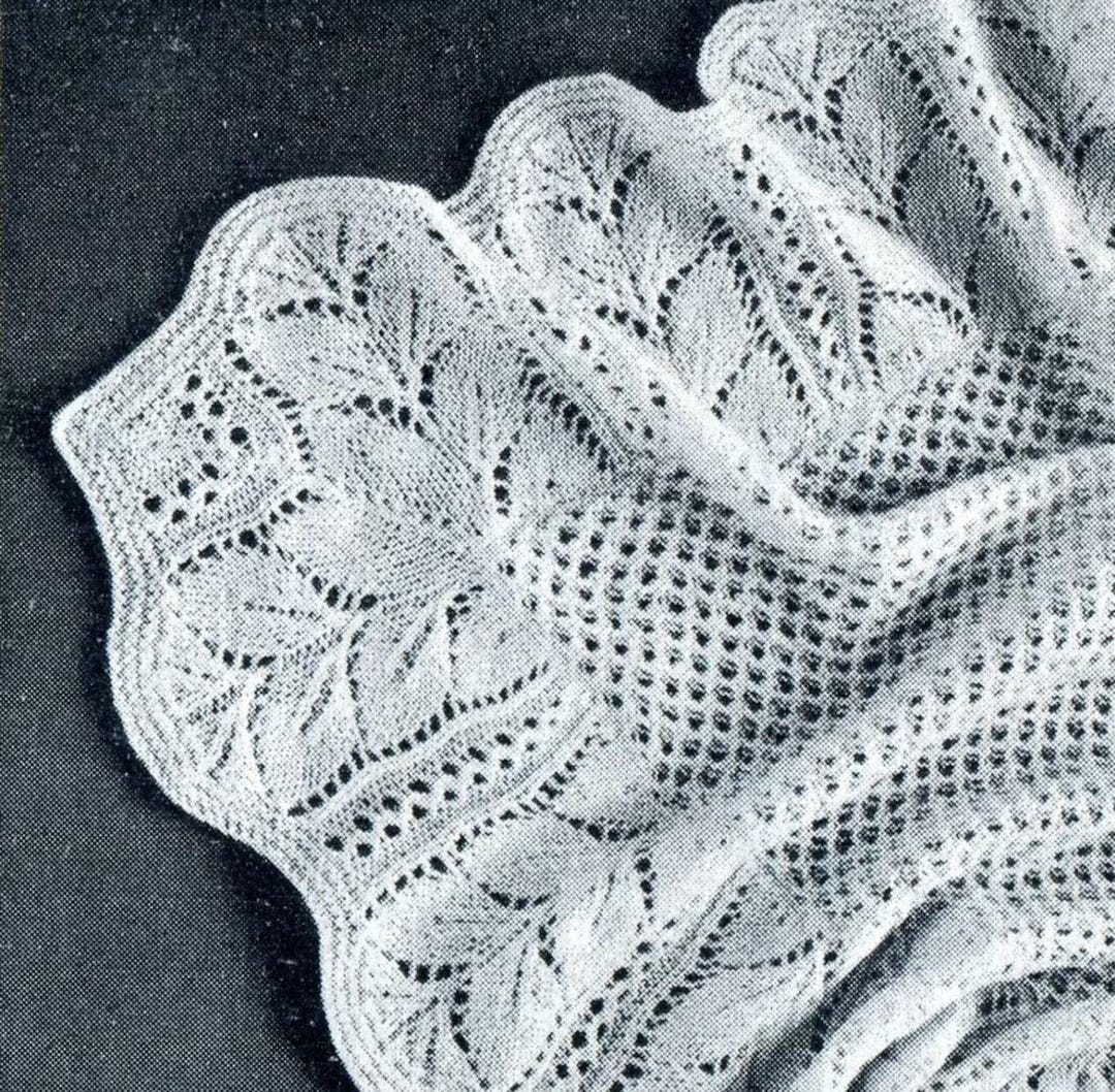 Knitting Pattern - Heirloom Shawl - Baby Shawl Pattern - Shetland Lace ...