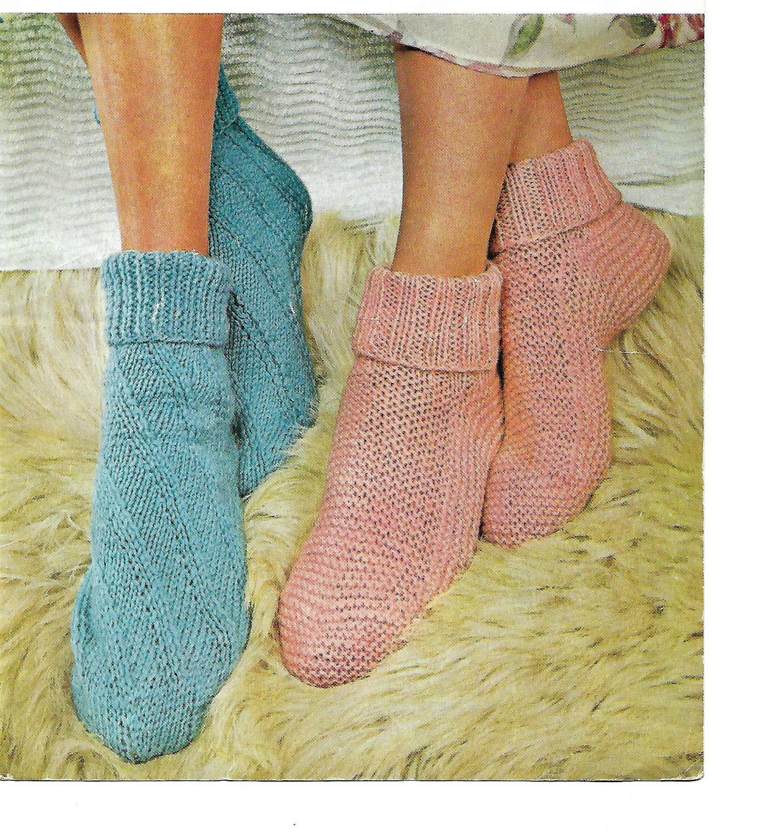 Cashmere Bed Socks Knitting Pattern