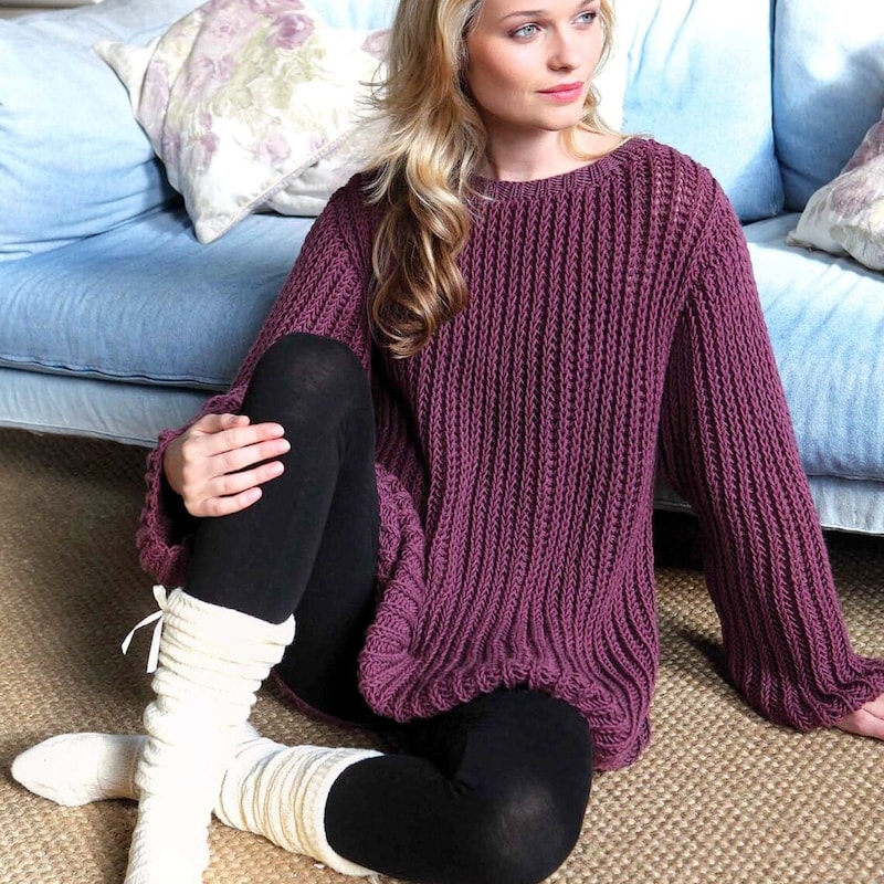 Slouchy Sweater - Etsy