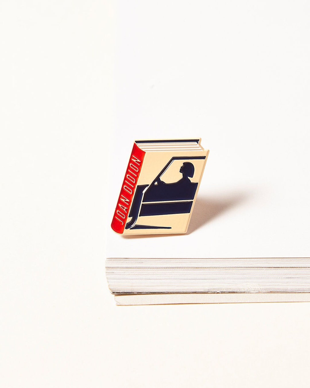 Joan Didion Enamel Pin - Badge - Book Lover - Reader Gift - Blade ...
