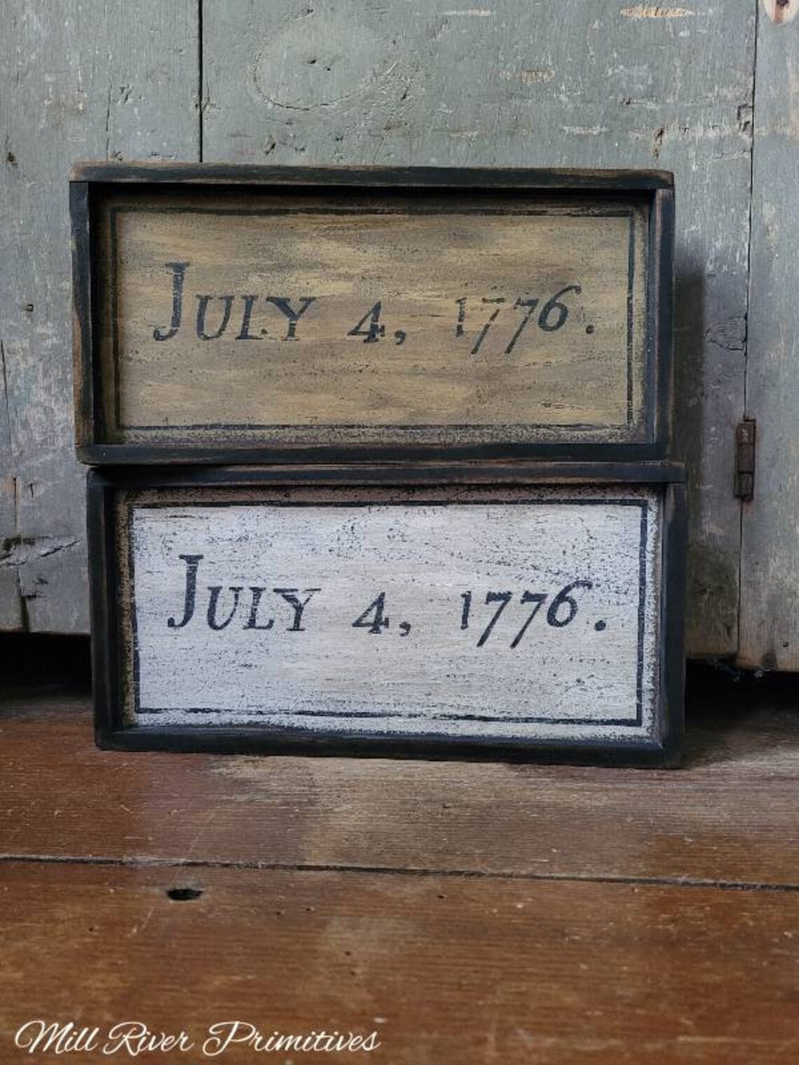 Primitive Patriotic July 4th 1776 Wood Sign 4th of July - Etsy