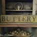 Early Looking Antique Primitive Buttery Sign Custom Personalized Rustic ...