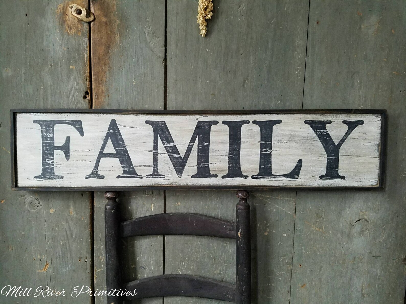 Early Looking Antique Primitive Family Wooden Sign - Etsy