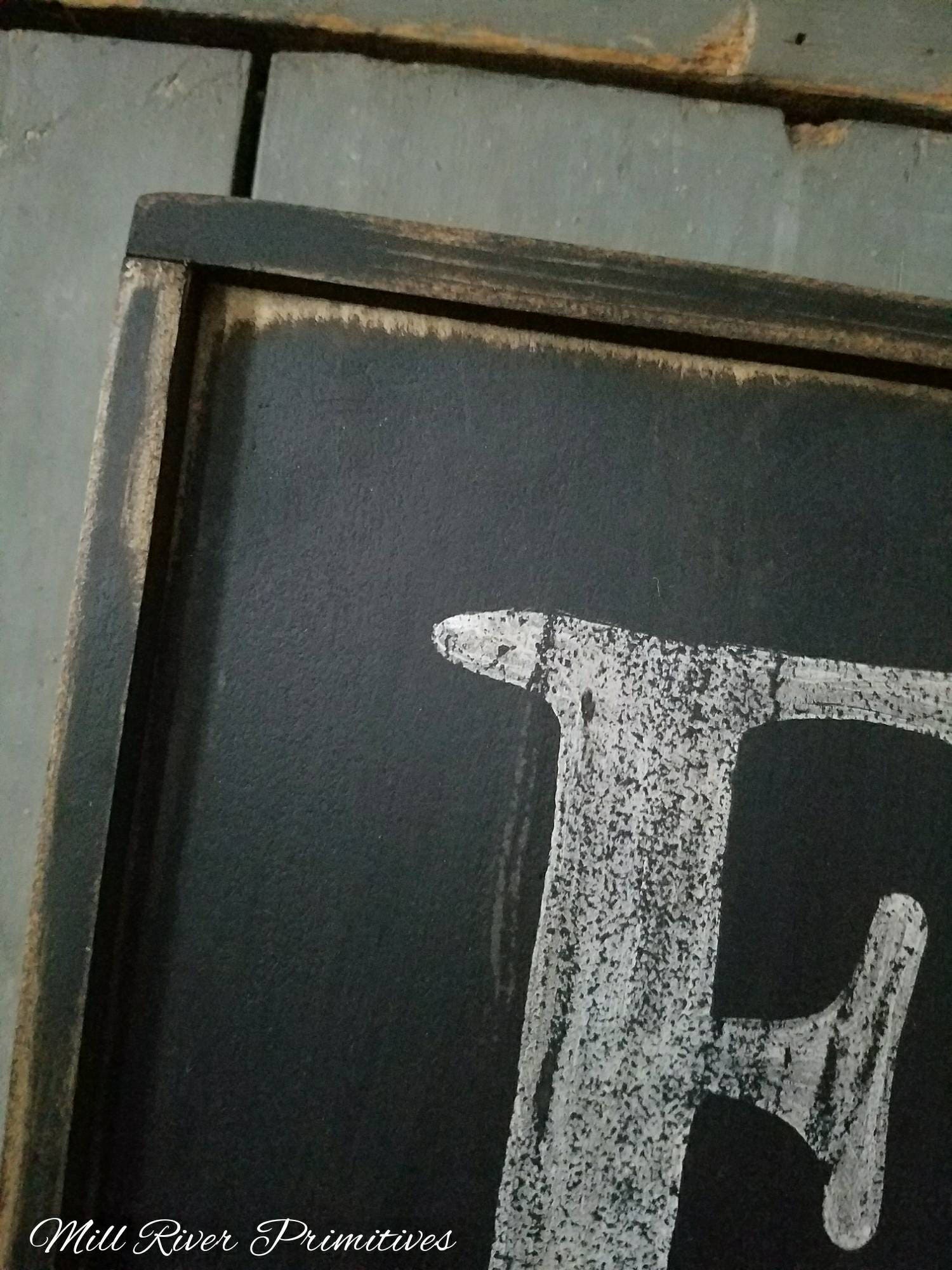 Early Looking Vertical Antique Primitive FAMILY Wooden Sign - Etsy UK