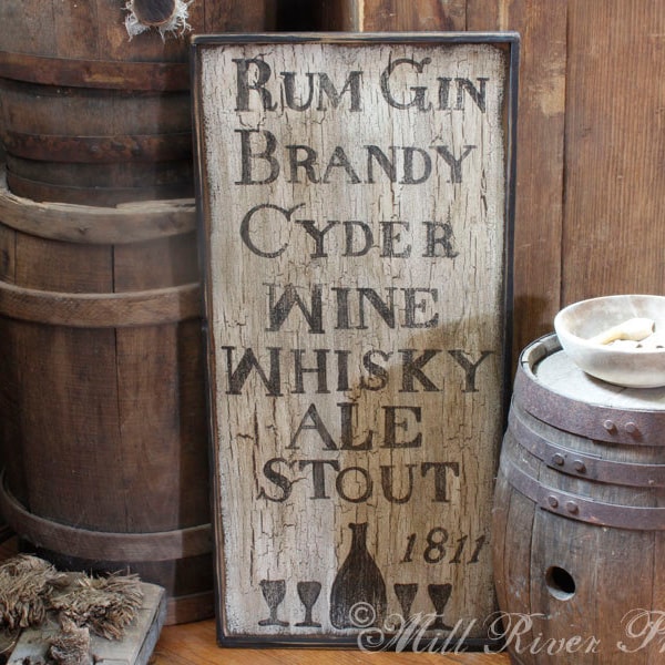 Colonial Tavern Sign - Etsy