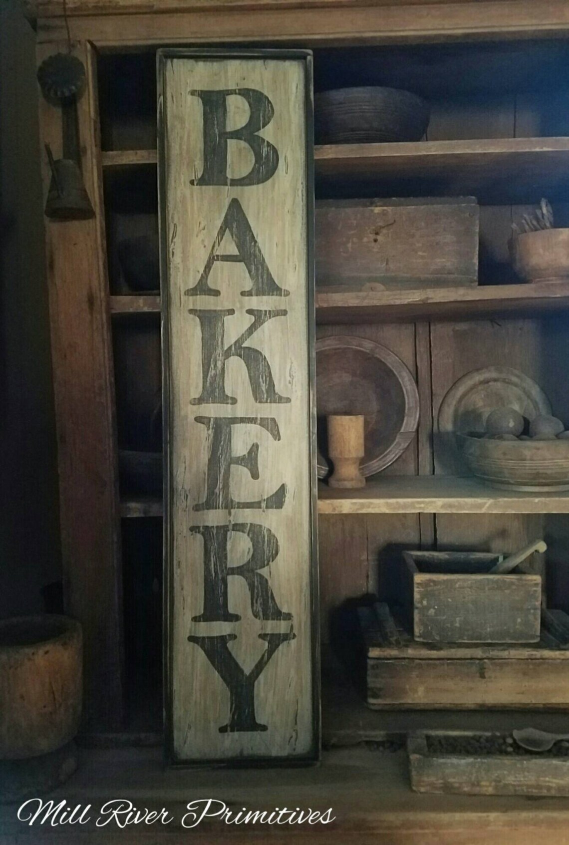 Early Looking Vertical Antique Primitive BAKERY Wooden Sign | Etsy