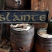Early Looking Antique Primitive Small SLAINTE Wooden Sign Irish Toast ...