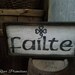 Primitive FAILTE Wood Sign Welcome Custom Personalized Rustic - Etsy