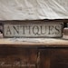 Aged Primitive Early Looking ANTIQUES Wood Sign Custompersonalized ...