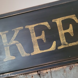 Primitive KEEPING ROOM Wooden Sign Custom Personalized Rustic - Etsy