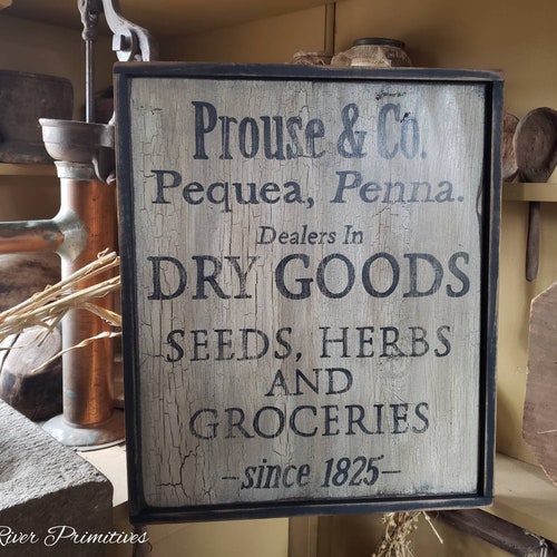 Early Looking Antique Primitive FARMHOUSE Wooden Sign Custom - Etsy