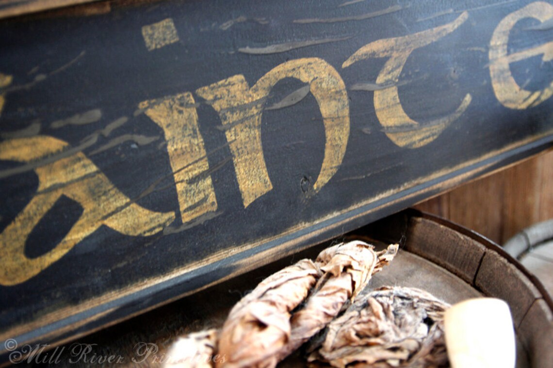 Early Looking Antique Primitive Small SLAINTE Wooden Sign Irish Toast ...