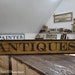 Early Looking Antique Primitive ANTIQUES Wooden Sign Custom ...