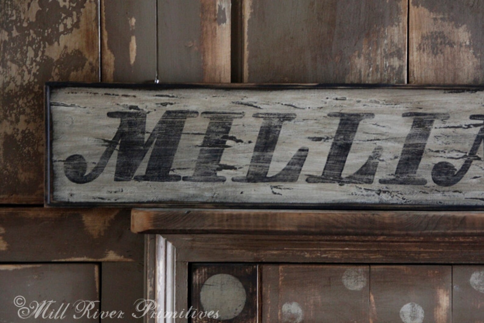 Early Looking Antique Primitive MILLINERY Wooden Sign - Etsy
