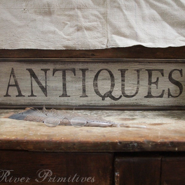 Antiques Sign - Etsy