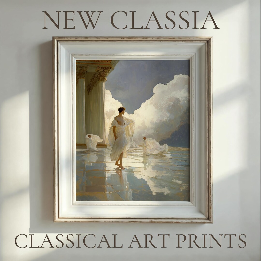 Digital Art Print | Concept Art Masterpiece | White Palace & Heavenly ...