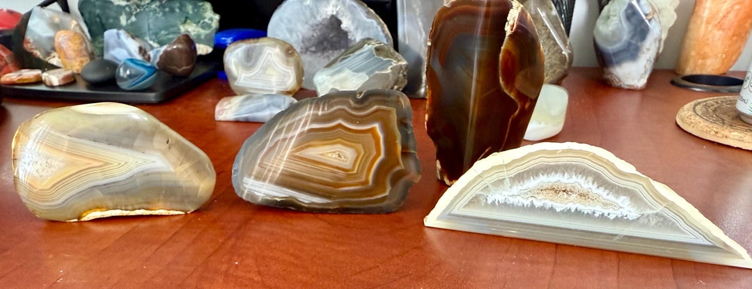 Polished Brazilian Agates - Etsy