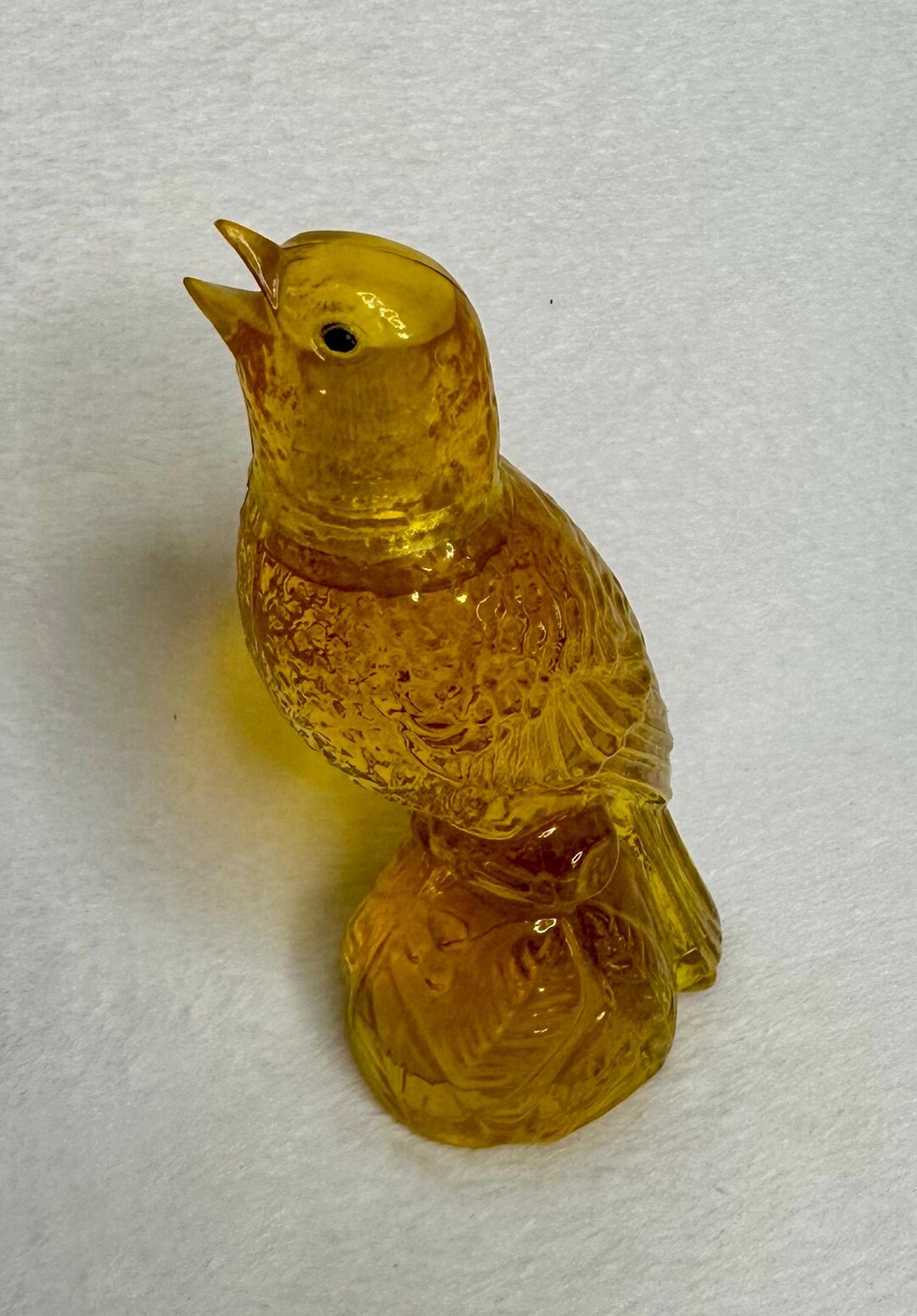 Vintage Avon Amber Glass Bird Perfume Bottle-moonwind - Etsy