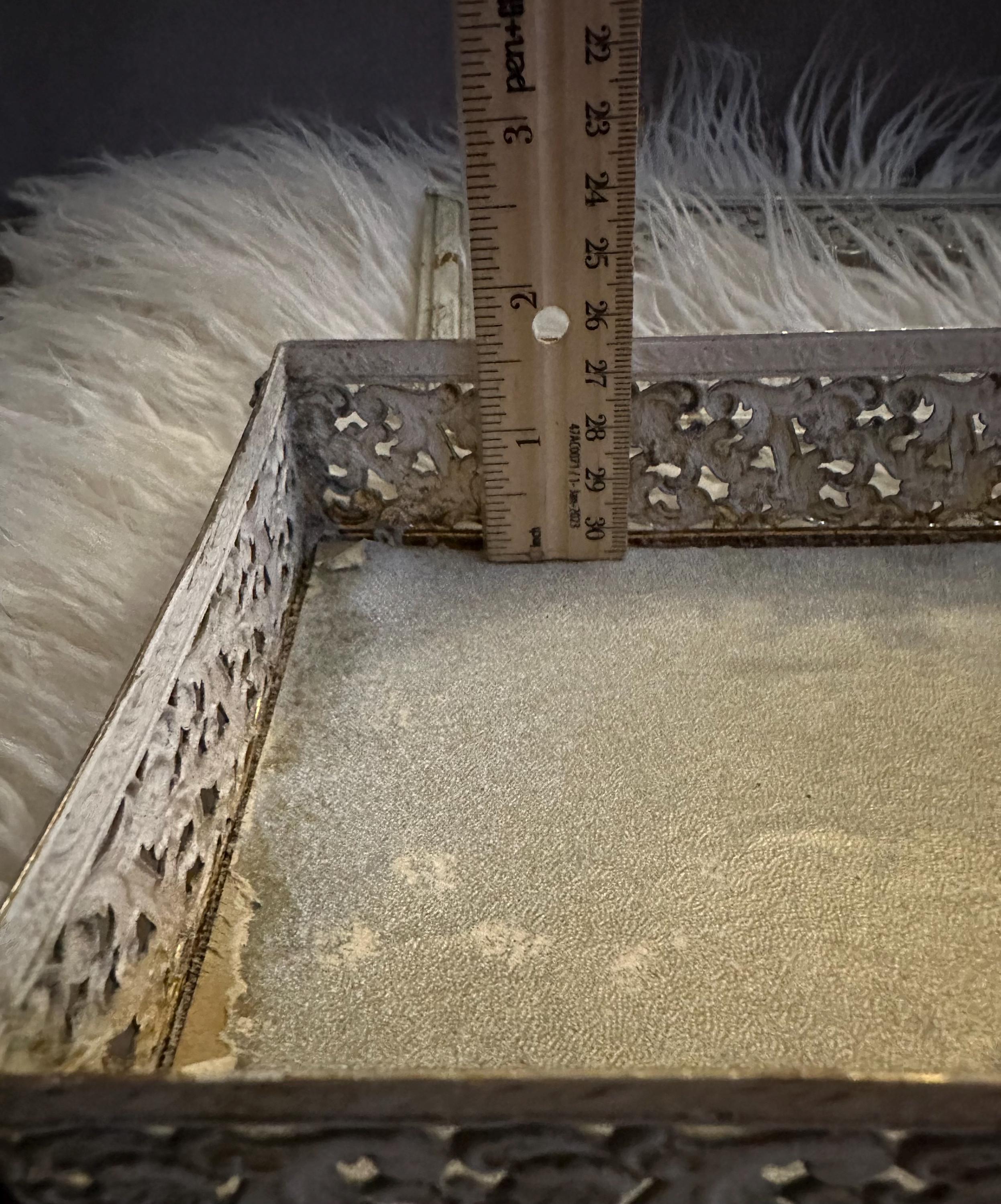 Antique Ornate Metal Tissue Box Holder - Etsy