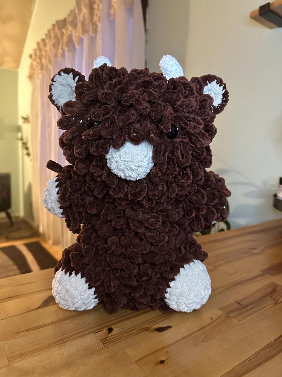 Crochet Cow / Highland Cow / Moose / Brown Cow / Fluffy Cow / Cow ...