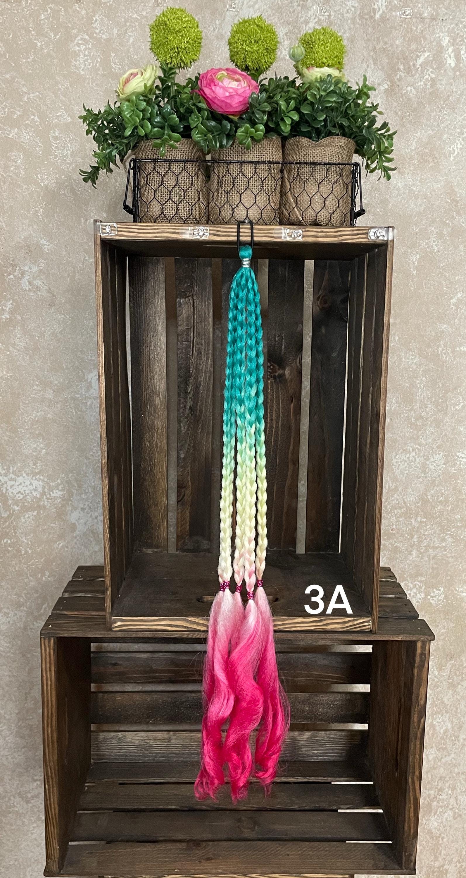 Kids Ponytail Braids, Braids, Rave Hair, Festival Hair, Rave Braids ...