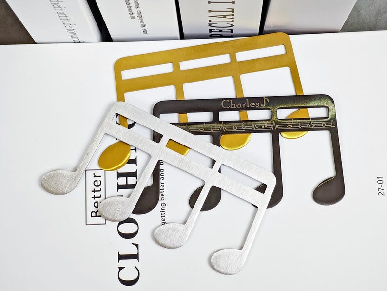 Personalized Sheet Music Page Holder • Book Holder for Musicians ...