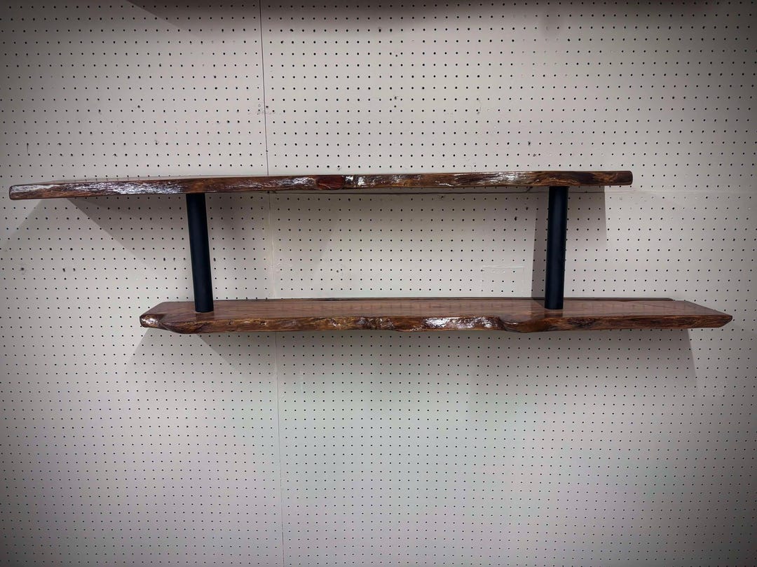 Modern X Rustic Floating Shelf - Etsy