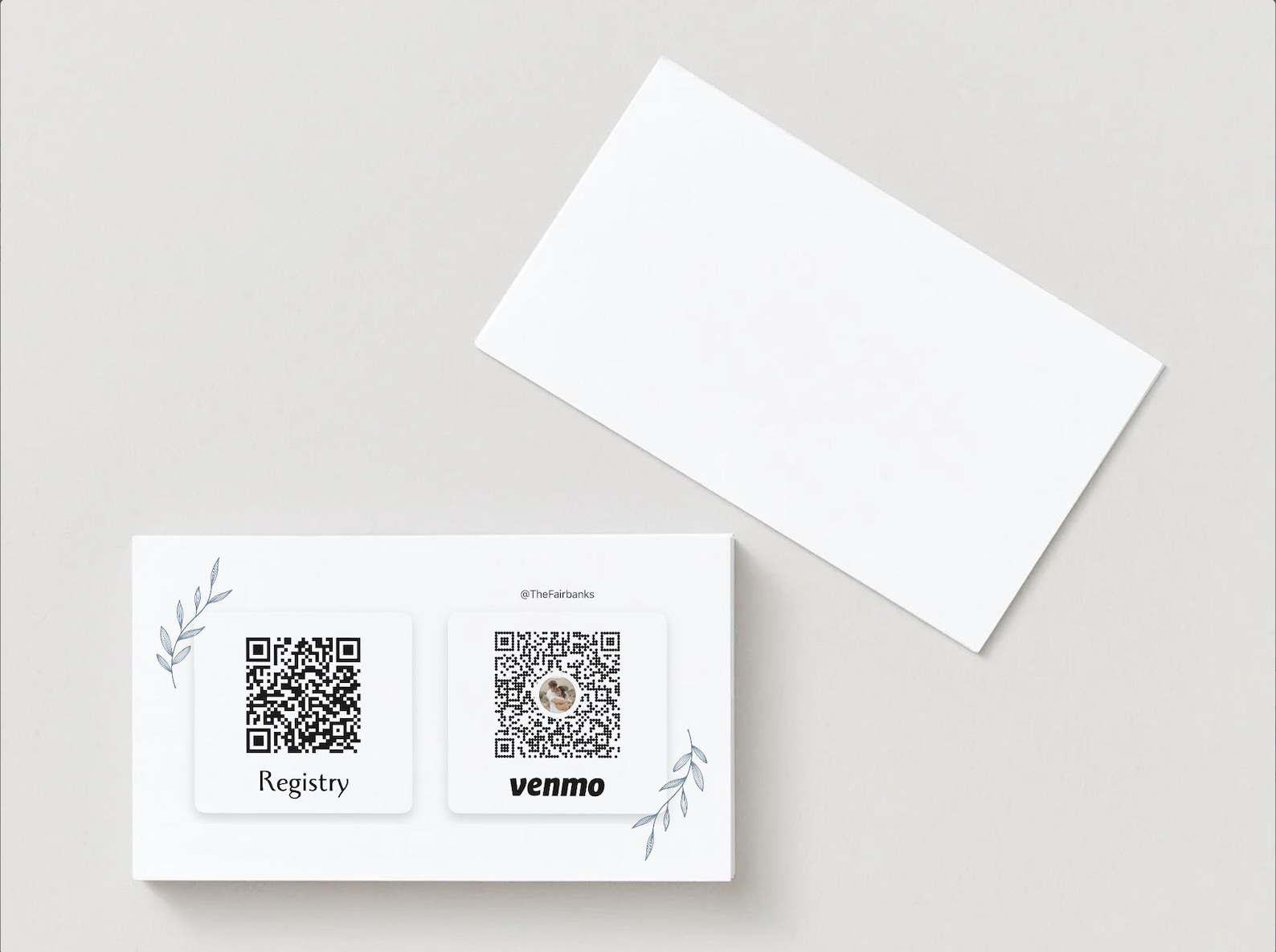 Wedding Invitation Template With Photo, Plus Registry and Temple ...