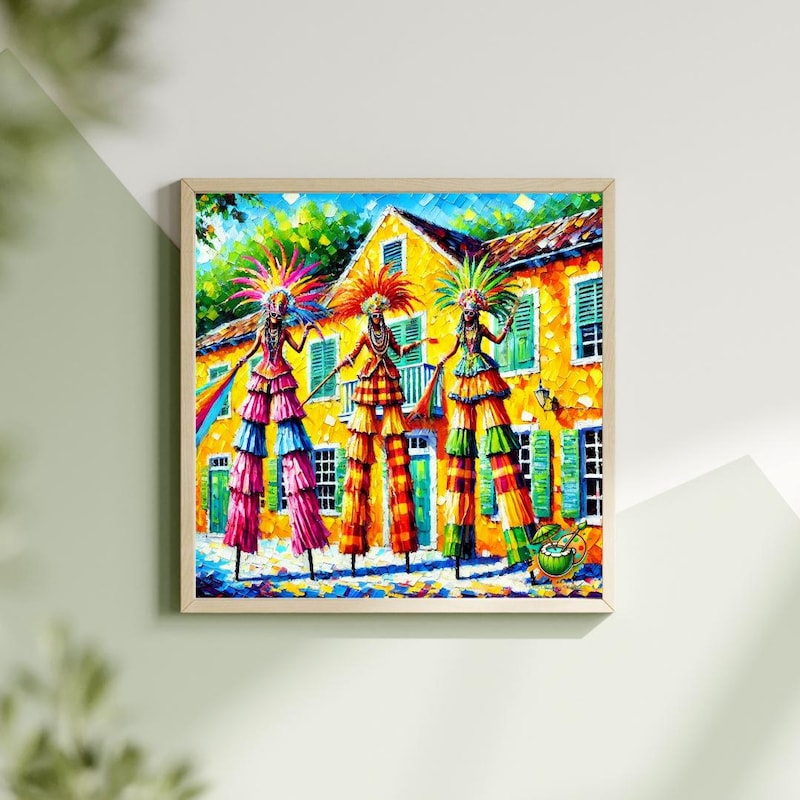 Moko Jumbie Art - Etsy