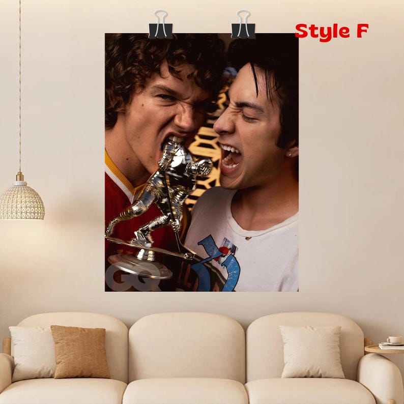 Hudson Williams & Connor Storrie Hype Magazine Cover, Oil Canvas Print ...