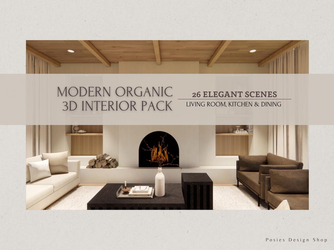 Bundle of 26 Modern 3D Interior Mockups | High-resolution House ...
